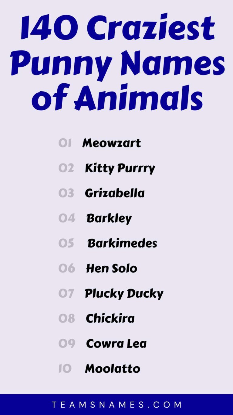 350 Best Pun Names You’ve Never Heard Of