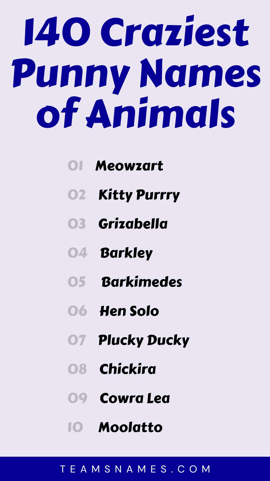 350 Best Pun Names You’ve Never Heard Of