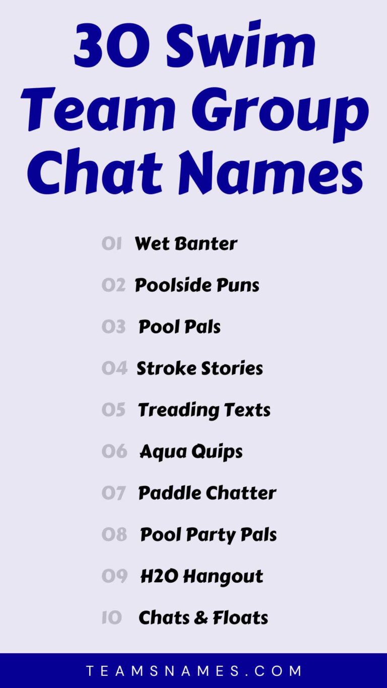 500+ Creative and Cool Swim Team Names to Make a Splash