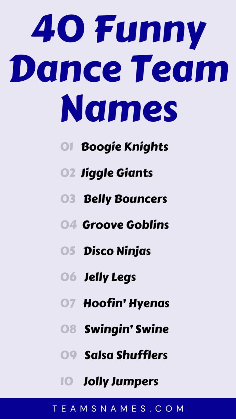 400+ Unique & Catchy Dance Team Names for Your Dance Team