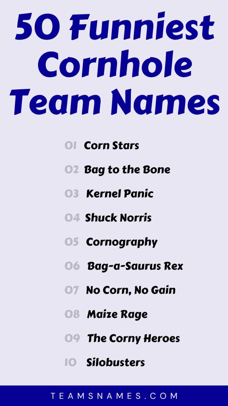 365 Unique Cornhole Team Names You Haven't Heard Before