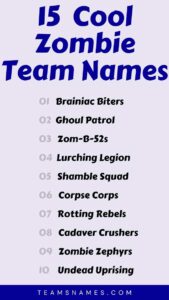 170 Catchy Zombie Team Names to Dominate the Apocalypse