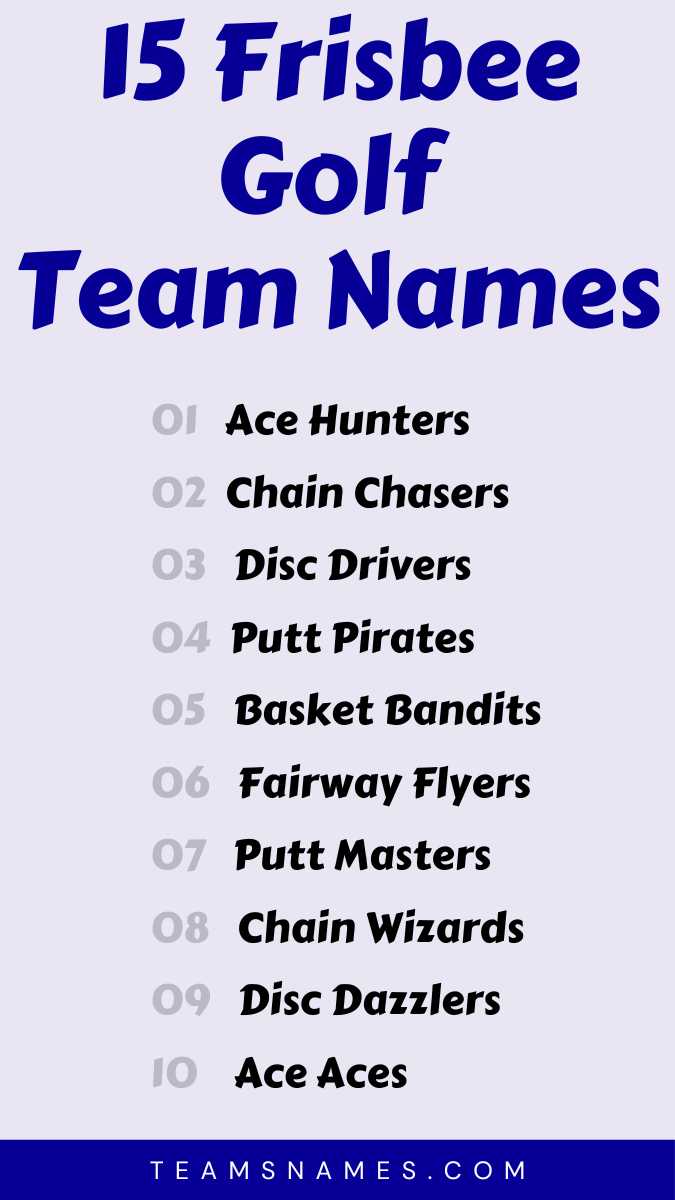 215 Epic Frisbee Team Names for Unmatched Team Spirit