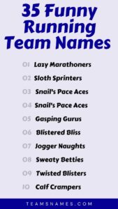 290 Legendary Running Team Names That Will Turn Heads