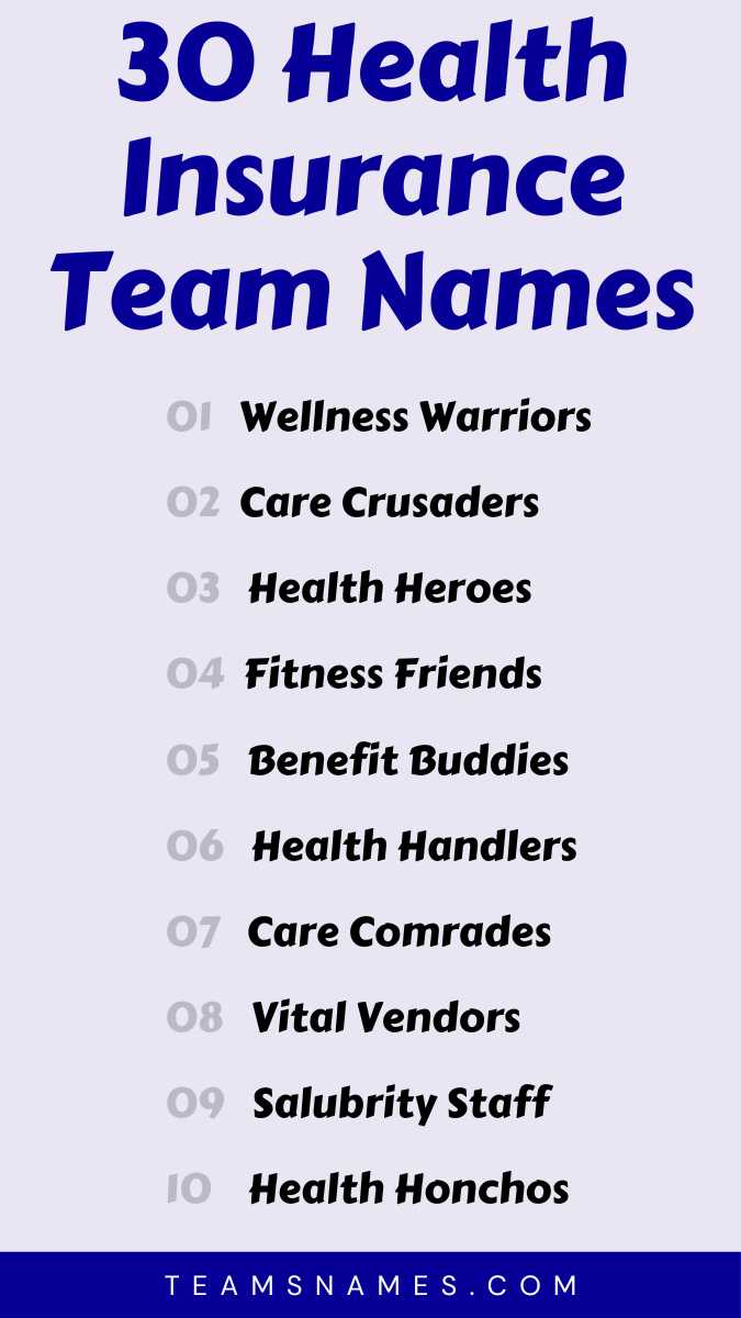 510 Cool Insurance Team Names to Impress Everyone