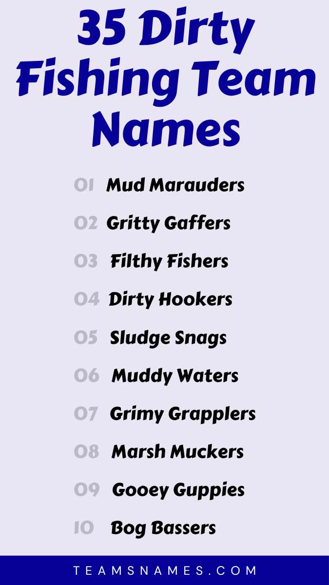 530 Unique Fishing Team Names That Will Hook Your Crew