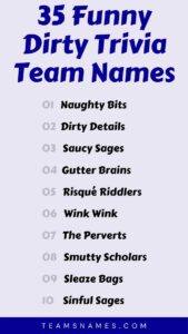 655 Funny Trivia Team Names to Make Everyone Chuckle