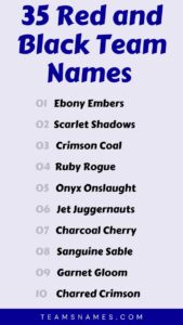 650 Unique Red Team Names to Stand Out & Win Every Time