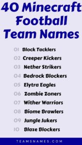460 Epic Minecraft Team Names to Dominate World of Blocks