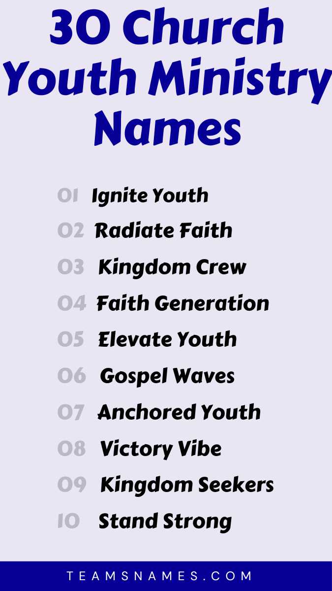 335 Creative Ministry Names You'll Love to Use