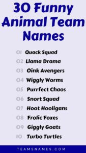 375 Unique Animal Team Names to Lead the Pack