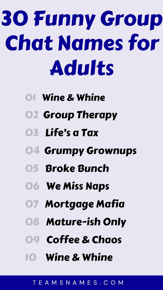 525 Funny Group Chat Names That Will Crack You Up